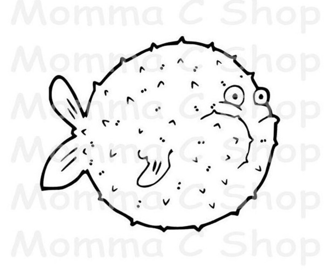 Puffer Fish SVG Boat Ship Fishing Sailboat Motorboat Ocean Sea Pond ...