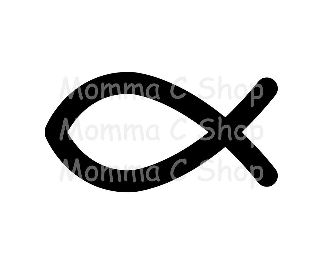 Jesus Fish SVG and JPEG Instant Digital Download File Cuttable Jesus ...
