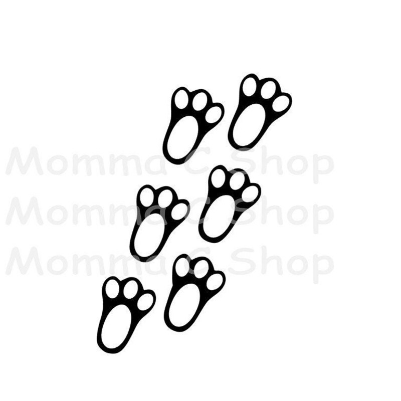 Pootafdruk konijn - Etsy Nederland