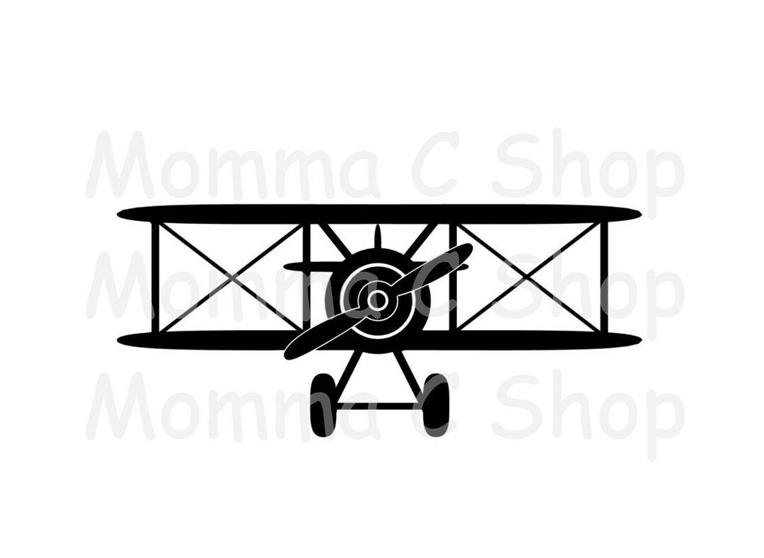 Airplane Biplane SVG Pilot Clouds Fly Sky Travel Adventure Vacation ...