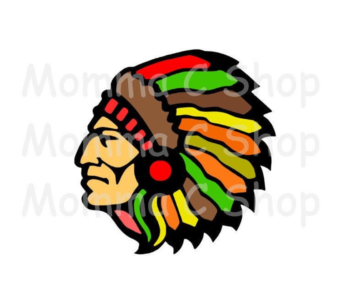 Indian SVG and JPEG Instant Digital Download One Color File - Etsy