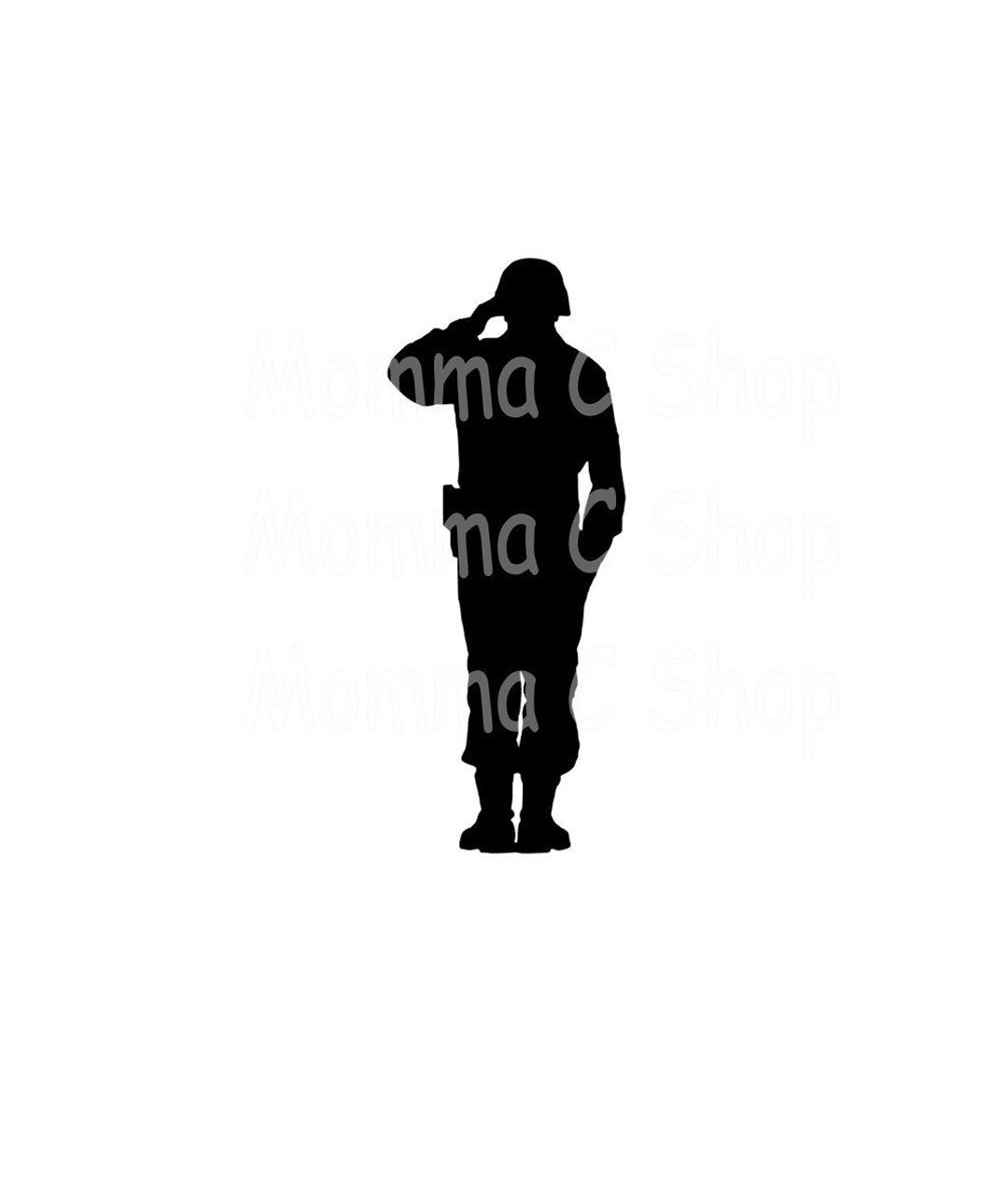 Soldier SVG Saluting Fallen Soldier Military War Hero Navy Air Force ...