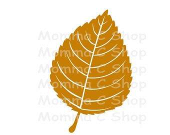 Elm Leaves Svg - Etsy