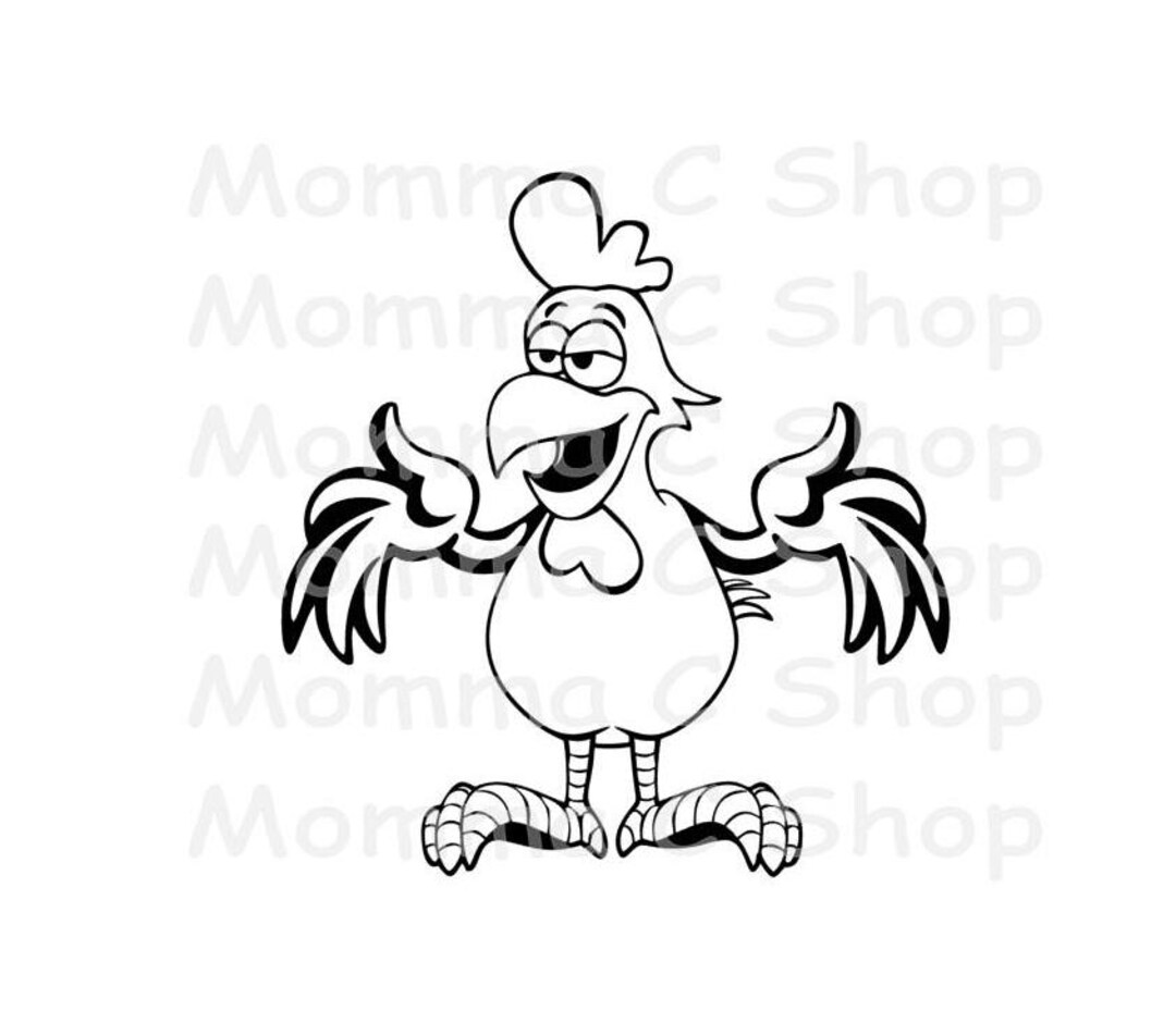 Chicken Crazy SVG Chickens Kitchen Eggs Funny Hen Food Dinner Gift ...