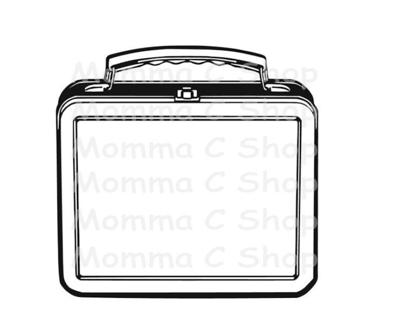 School Lunch Box SVG and JPEG Instant Download Cuttable - Etsy