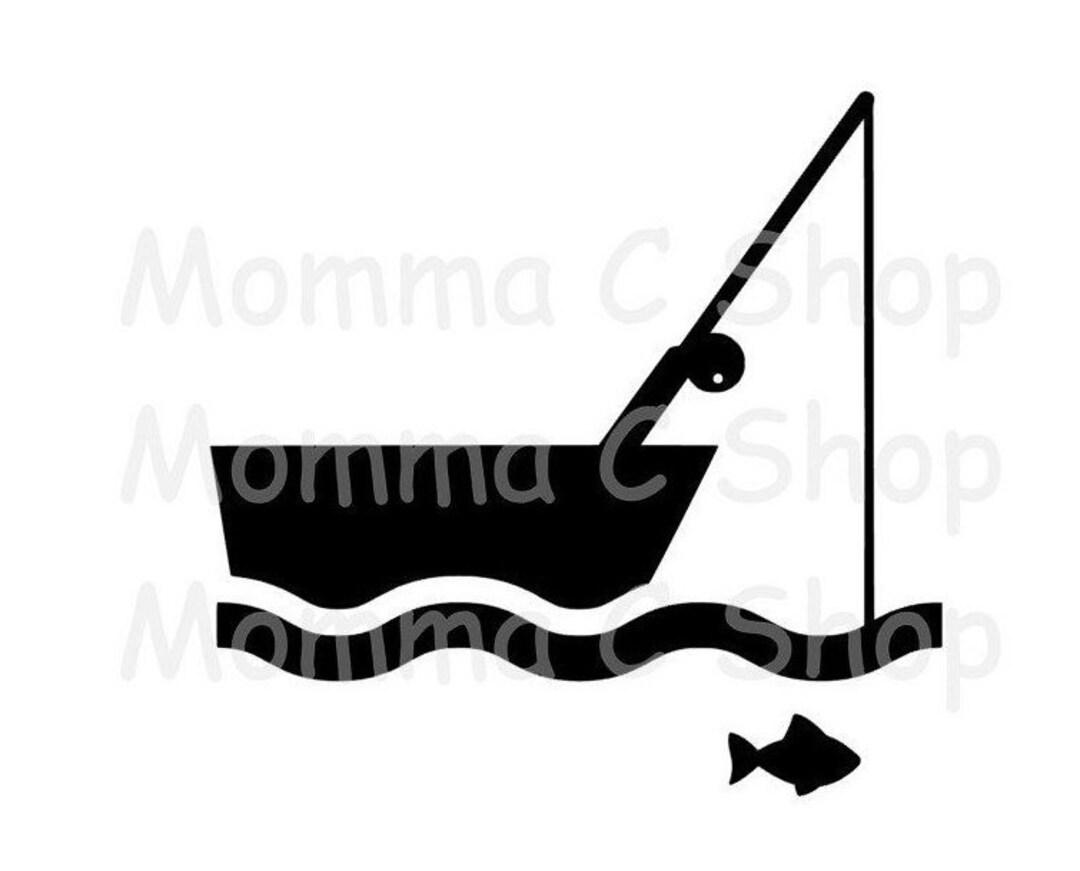 Boat Fishing SVG and JPEG Instant SVG Bundle Digital Download - Etsy