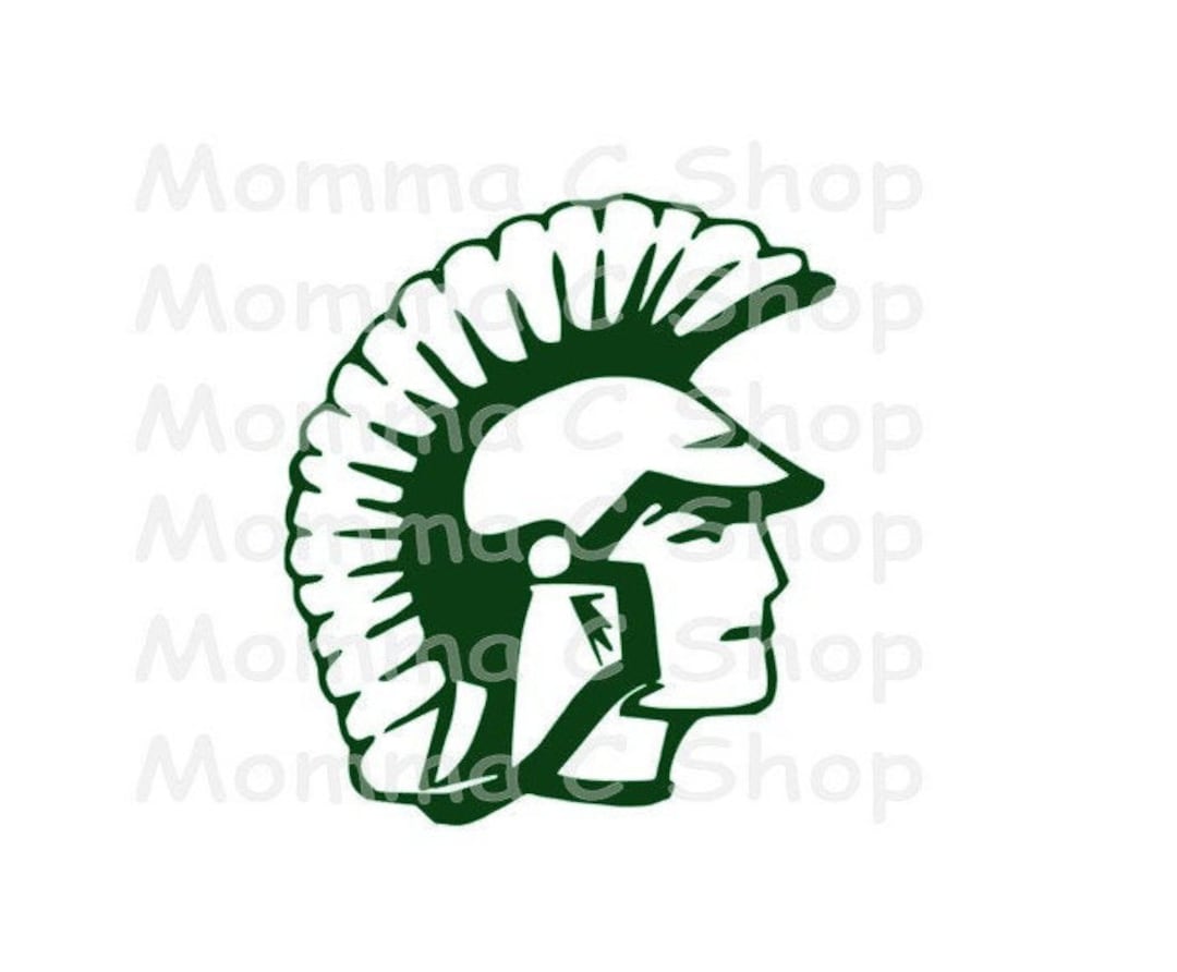 Trojan Soldier SVG, JPEG, Cuttable Green and Black File (digital ...