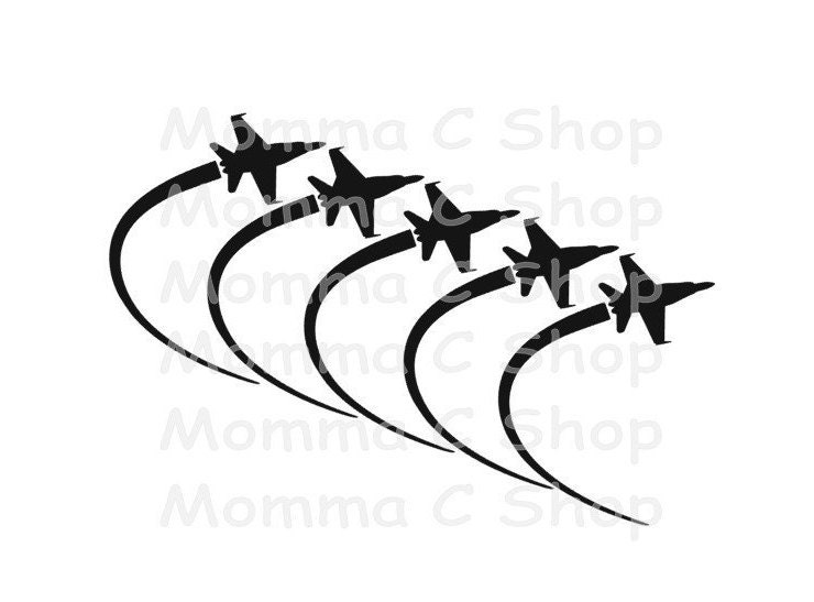 Navy Blue Angels Logo Vector