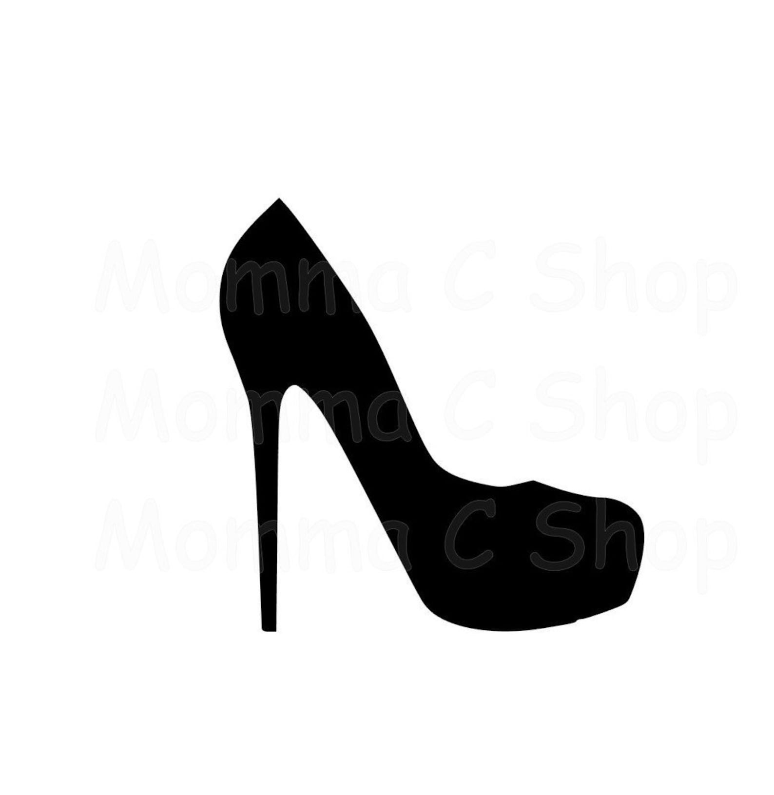 High Heel SVG Shoes Spikes Stilletto Wedding Fashion Red Carpet Dancing ...
