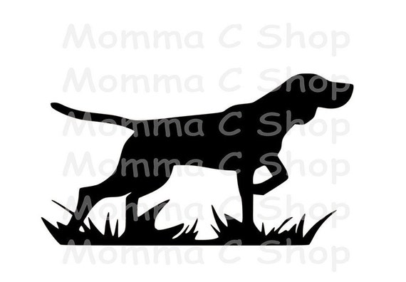 English Pointer Silhouette