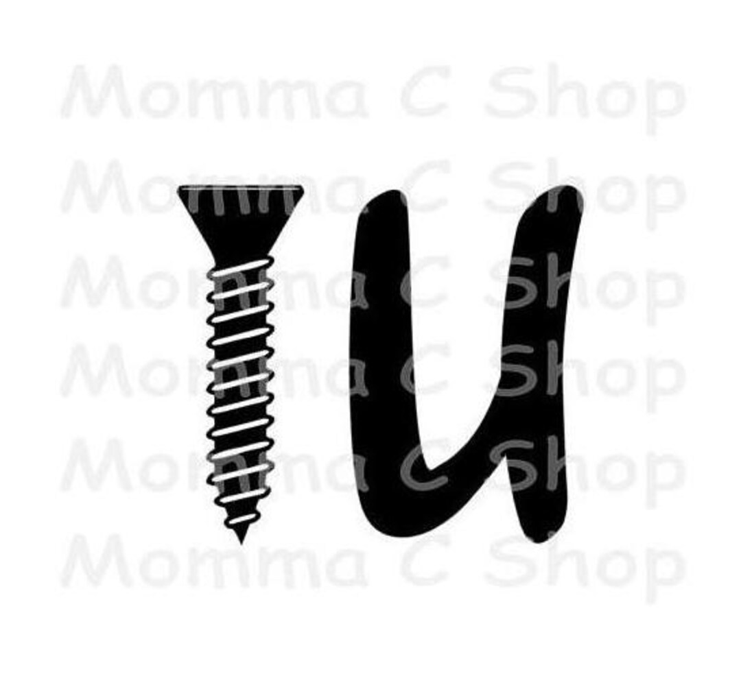 SVG Screw U Funny You Gift Snarky Rude Friend Guys Men Women Quote ...