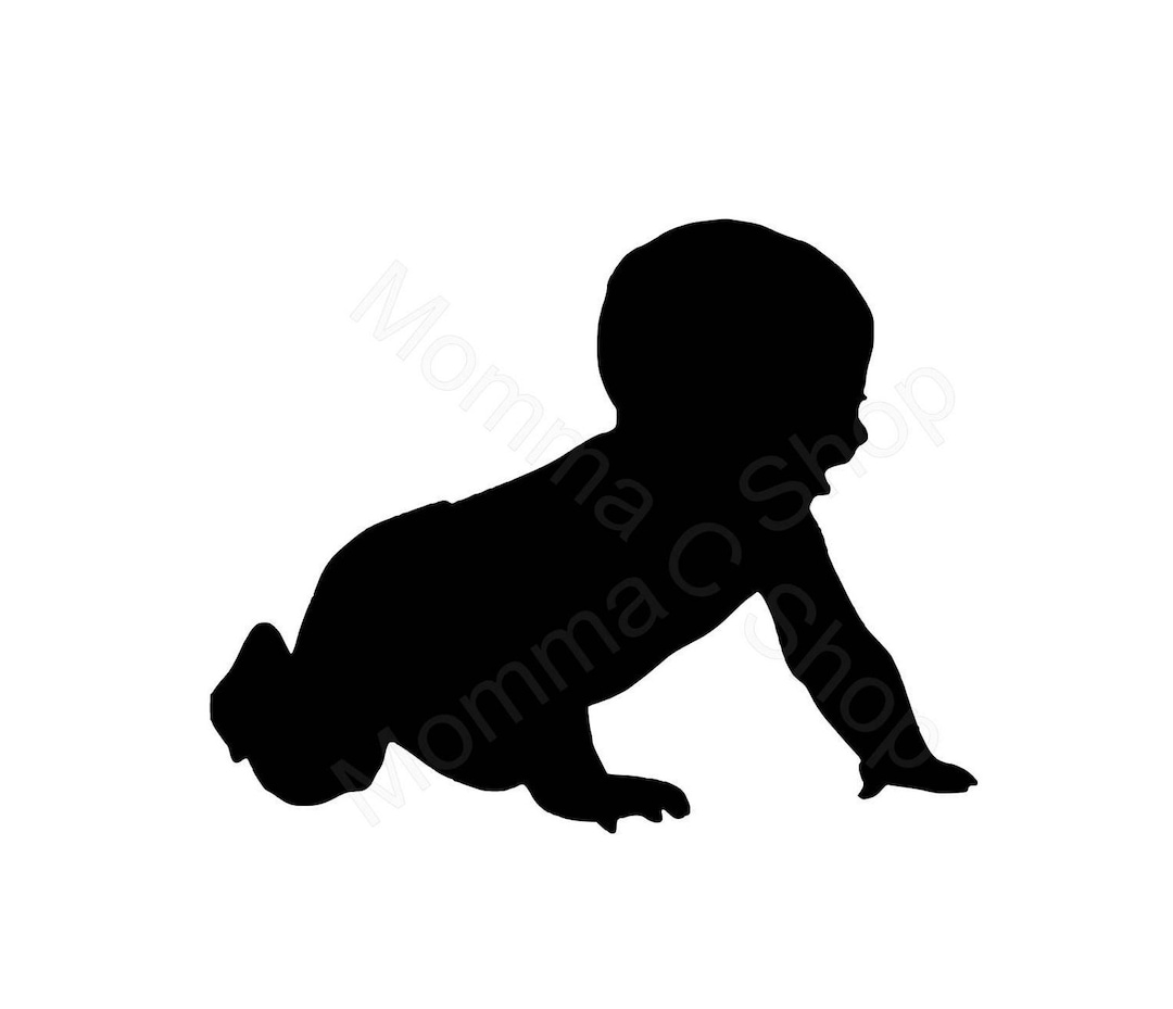 Baby Crawling SVG Child Infant Toddler Family Gift Sister Brother ...