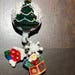 Christmas Themed Retractable ID Badge Holder. Santa and Presents, Elf ...