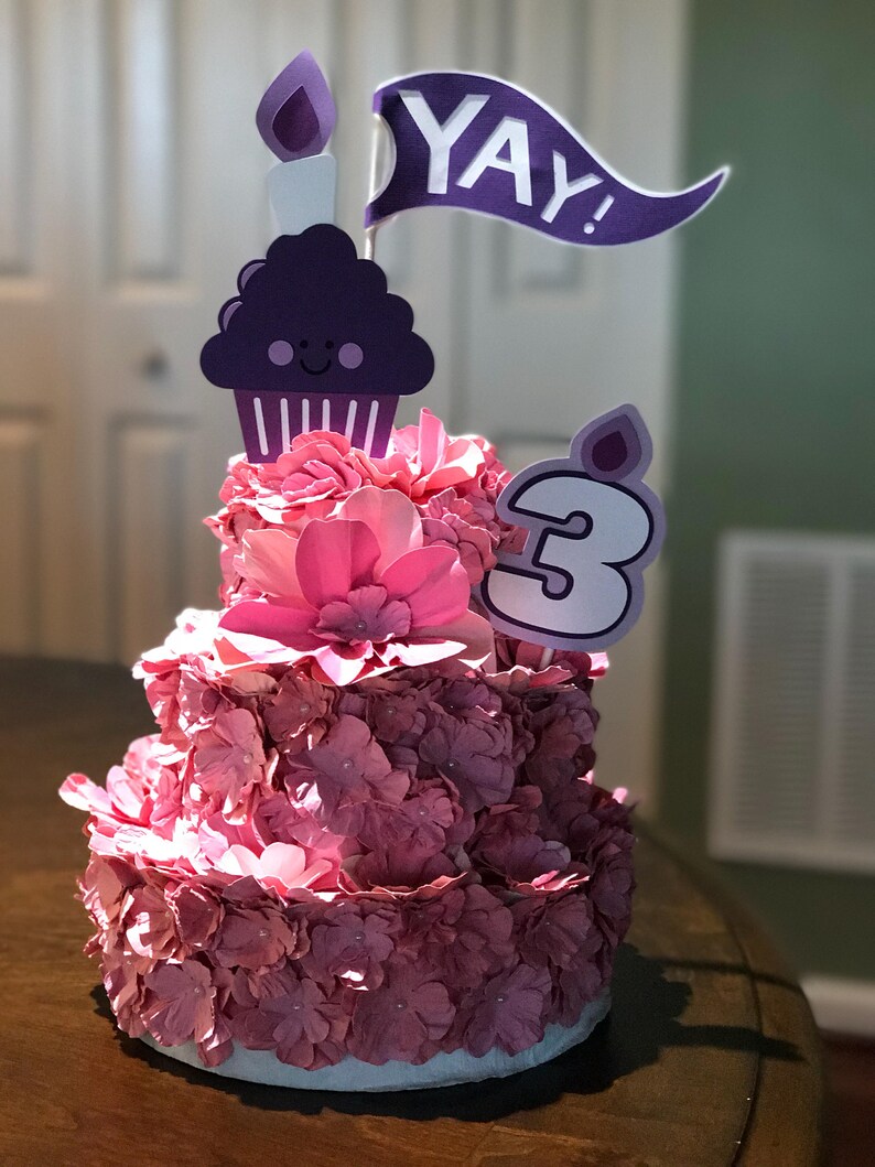 3pc Set YAY Cake Topper 1st Birthday Party Sweet Sixteen - Etsy