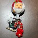 Christmas Themed Retractable ID Badge Holder. Santa and Presents, Elf ...