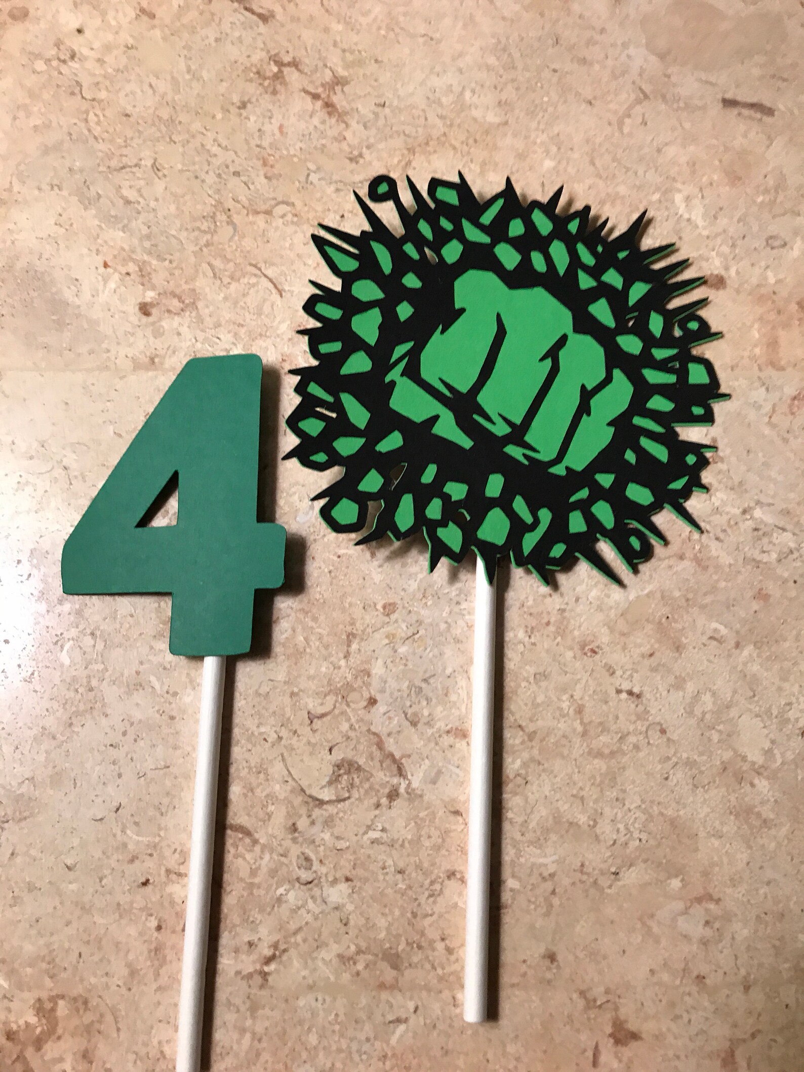 3pc Set Hulk Caketopper/centerpieces - Etsy