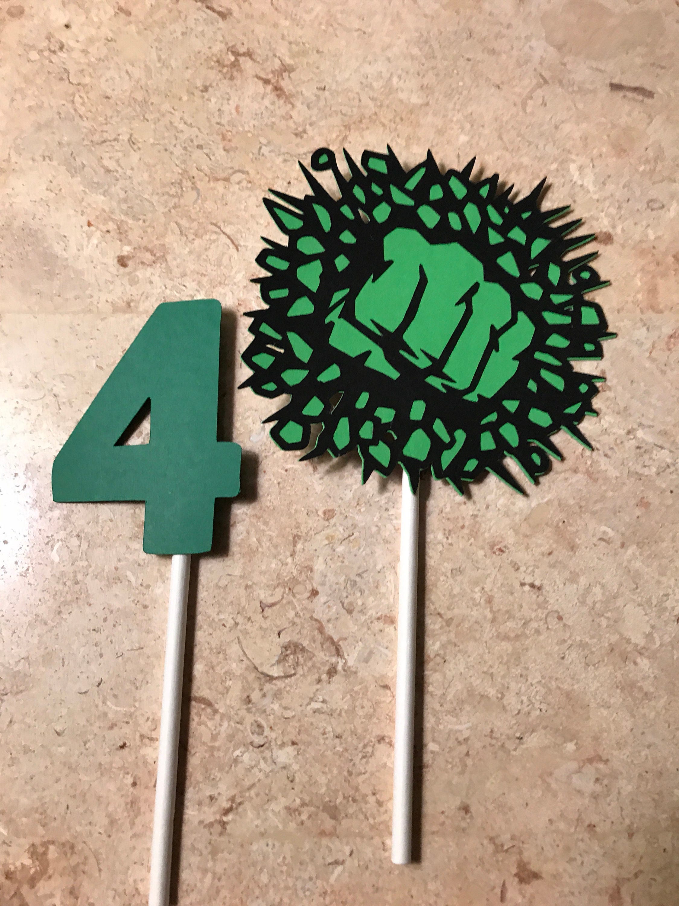 3pc Set Hulk Caketopper/centerpieces - Etsy