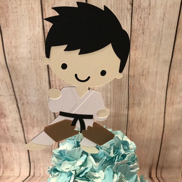 Karate Cake Topper - Etsy