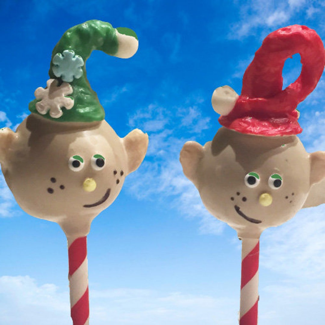 Christmas Cake Pops, Elves Cake Pops - Etsy