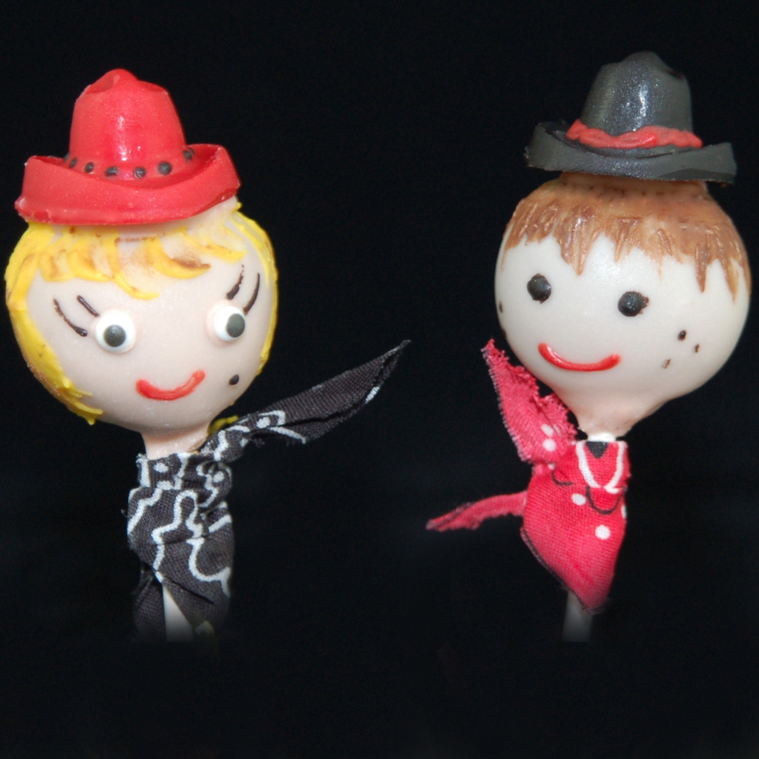 COWBOY & COWGIRL Cake Pops, Western Themed Cake Pops, Rodeo Themed Cake ...