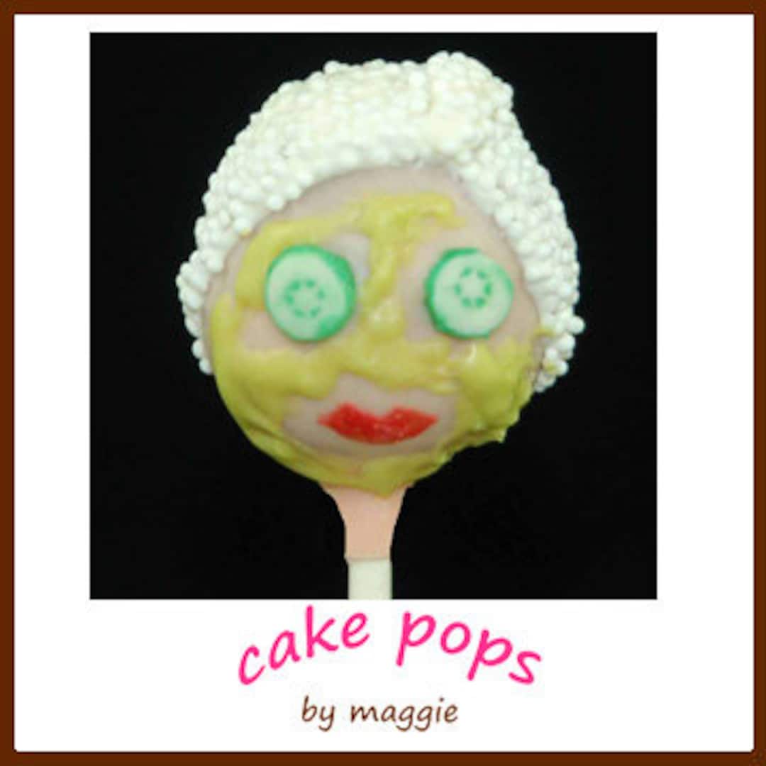 SPA LADY Cake Pops, Bridal Party Spa Day Cake Pops, Girls Day Out Cake ...