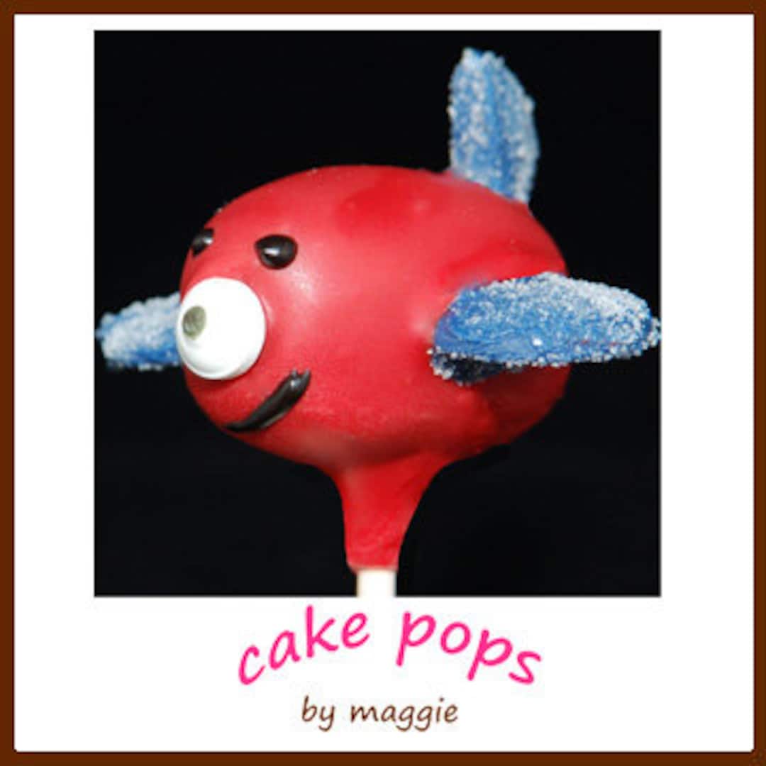 AIRPLANE CAKE POPS, Pilot Themed Cake Pops, Traveling Themed Cake Pops ...