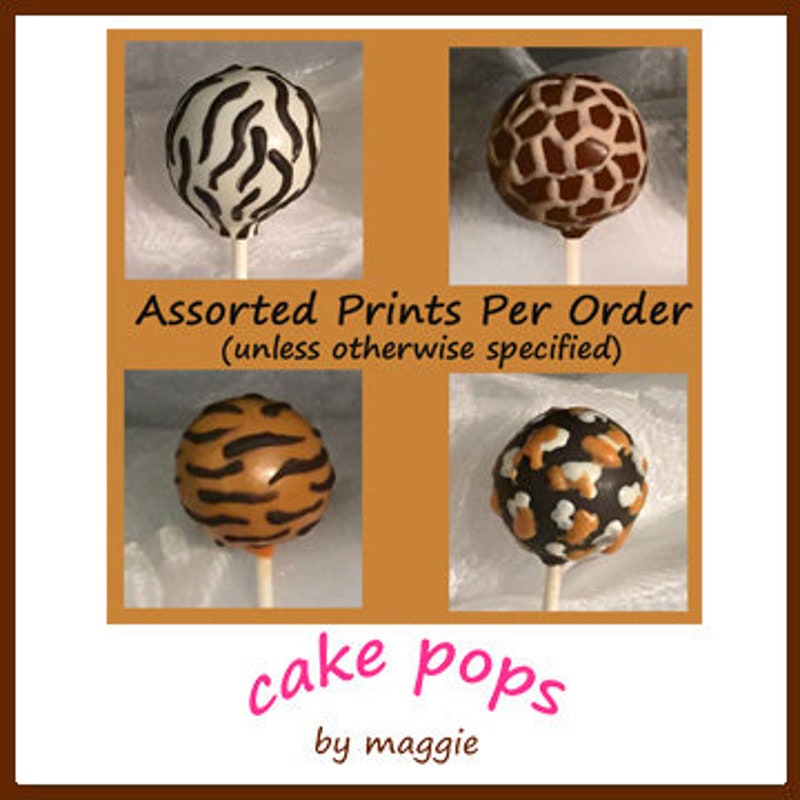Animal Cake Pops - Etsy