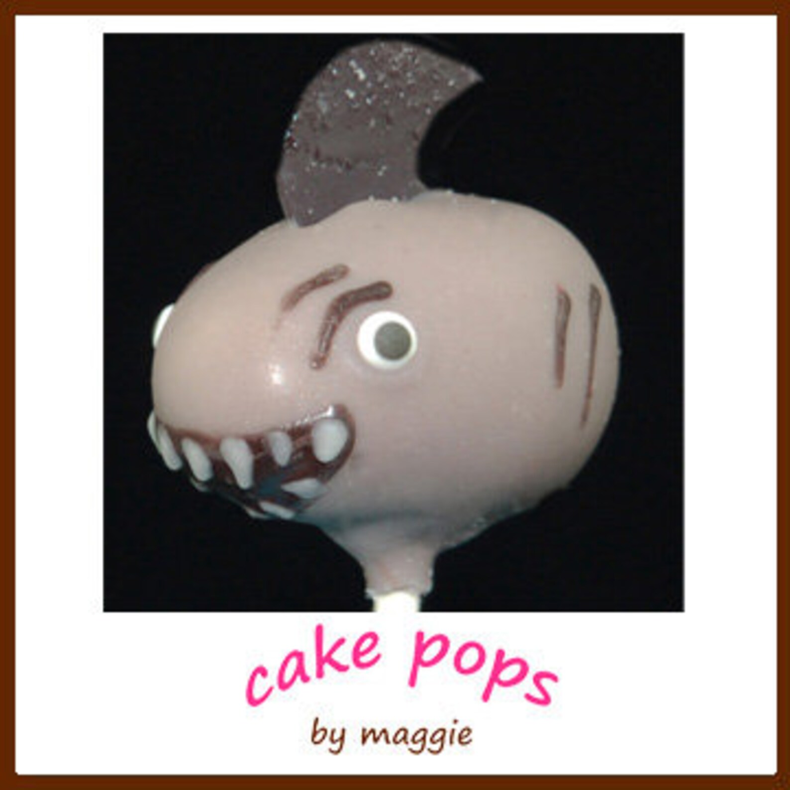 SHARK CAKE POPS Edible Party Favors Birthday Party Cake - Etsy