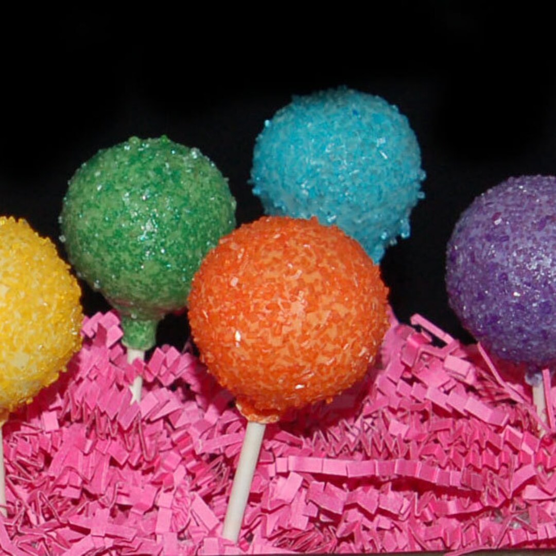 RAINBOW Cake Pops, NEON Cake Pops - Etsy