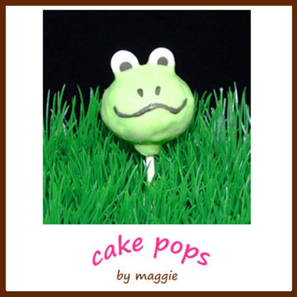 Frog Cake Pop - Etsy