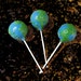 GLOBE CAKE POPS, Earth Day Cake Pops, Bon Voyage Cake Pops, Travel Cake ...