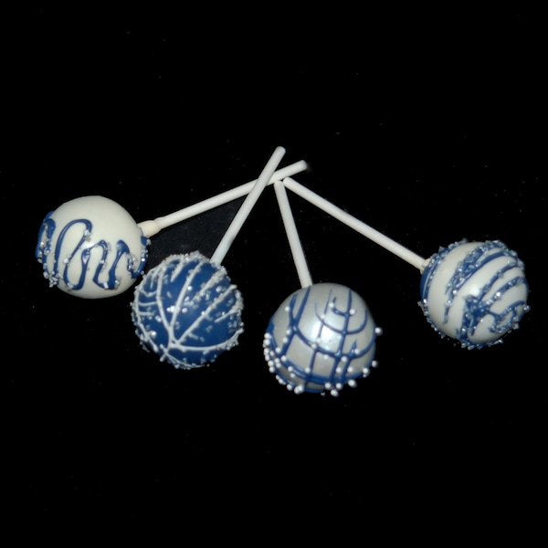 Blue Cake Pops - Etsy