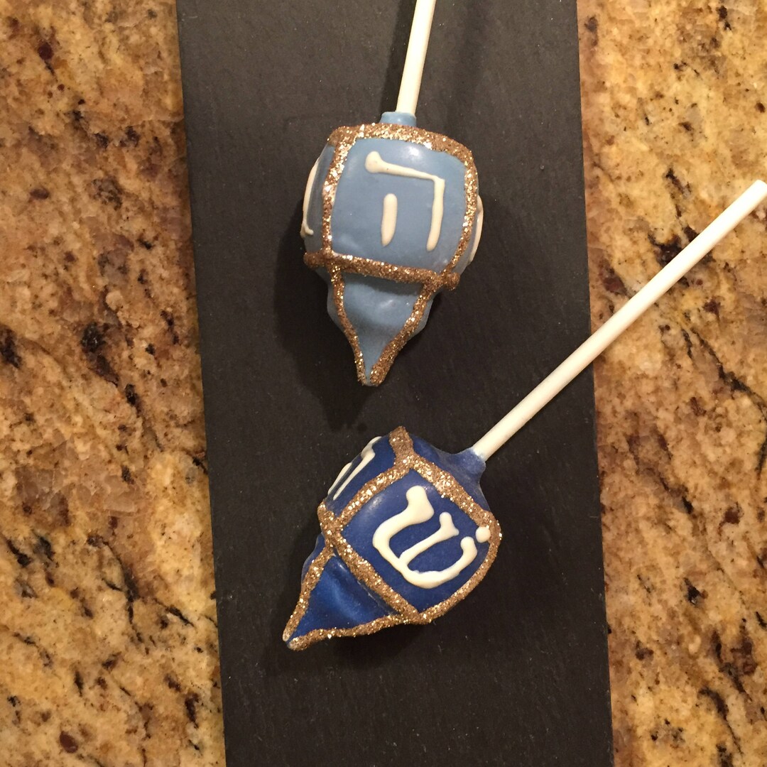 DREIDEL Cake Pops, HANNUKKAH Themed Cake Pops - Etsy
