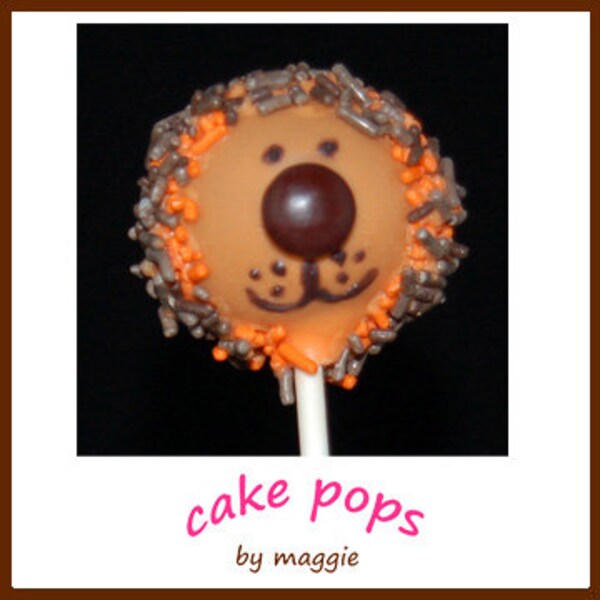 Lion Cake Pops - Etsy