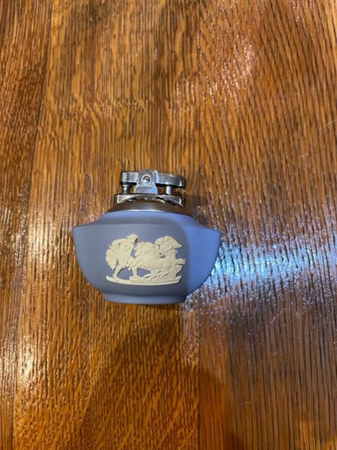Vintage Wedgwood Ulysses Blue Jasperware Lighter - Etsy