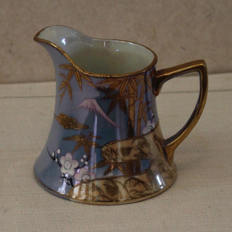 Blue Lusterware - Etsy