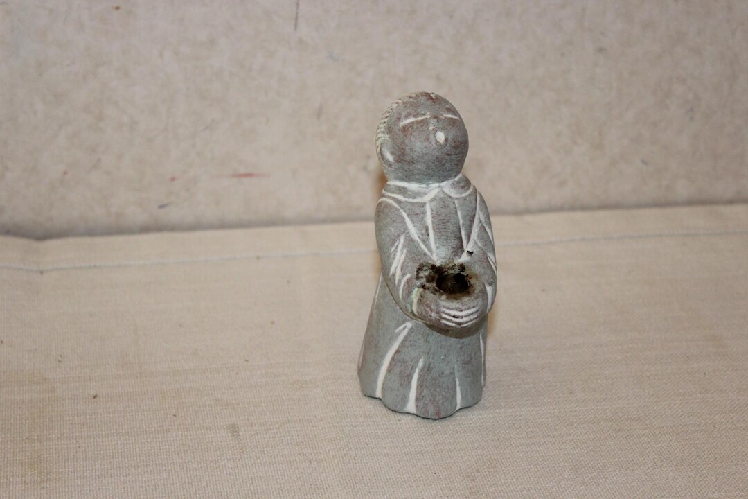 Isabel Bloom Singing Inuit Angel Concrete Candle Holder Figurine - Etsy