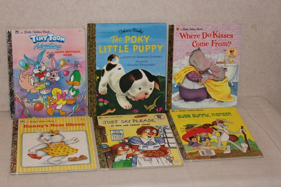 Little Golden Books Collection Set of 6 - Etsy