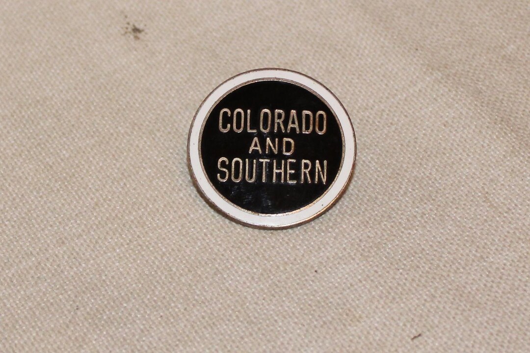 Vintage Colorado and Southern Railroad Pin - Etsy