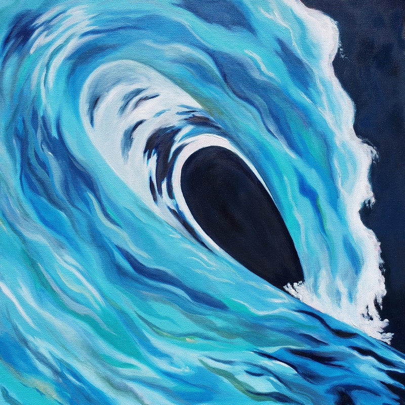 Wave Painting - Etsy