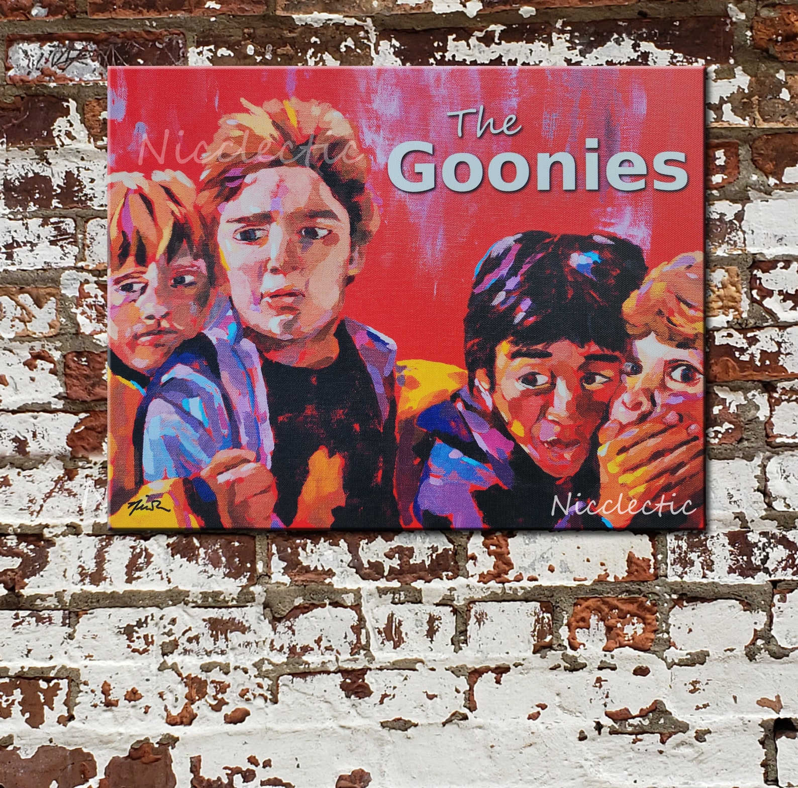 The Goonies Gift Ideas for 80s Movies Fans Canvas Print Movie - Etsy