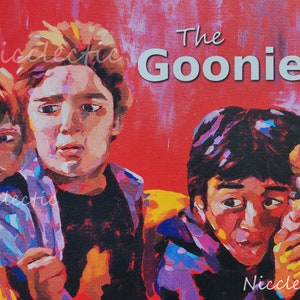 The Goonies Gift Ideas for 80s Movies Fans, Canvas Print Movie Art ...