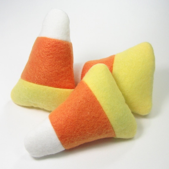 Candy Corn Organic Catnip Cat Toy | Etsy