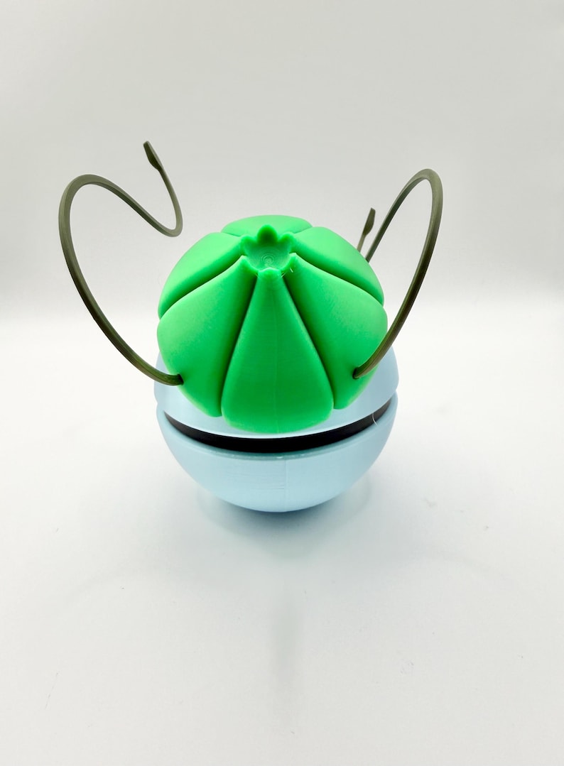 Bulbasaur Evolution Inspired Capture Ball | Anime Collector Desk Decor ...
