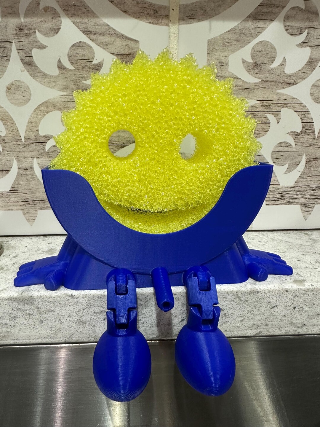 3D Printed Scrub Daddy Holder | Kitchen Sponge Organizer - Etsy