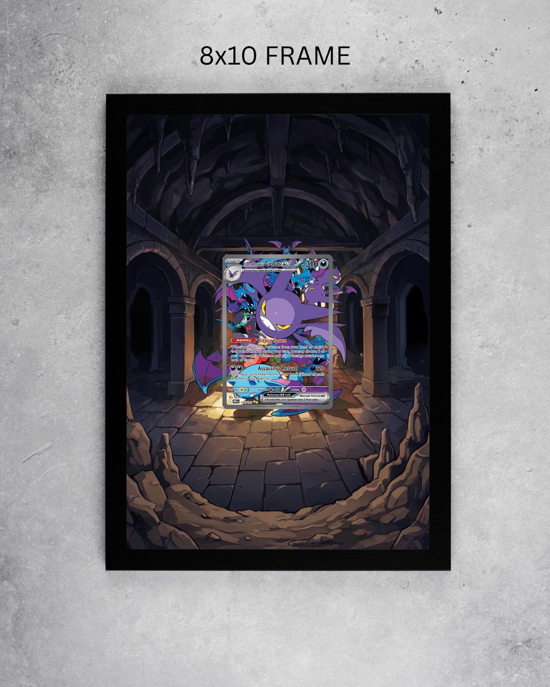 Team Rocket’s Crobat Ex #234 Display Frame | Pokémon Destined Rivals ...