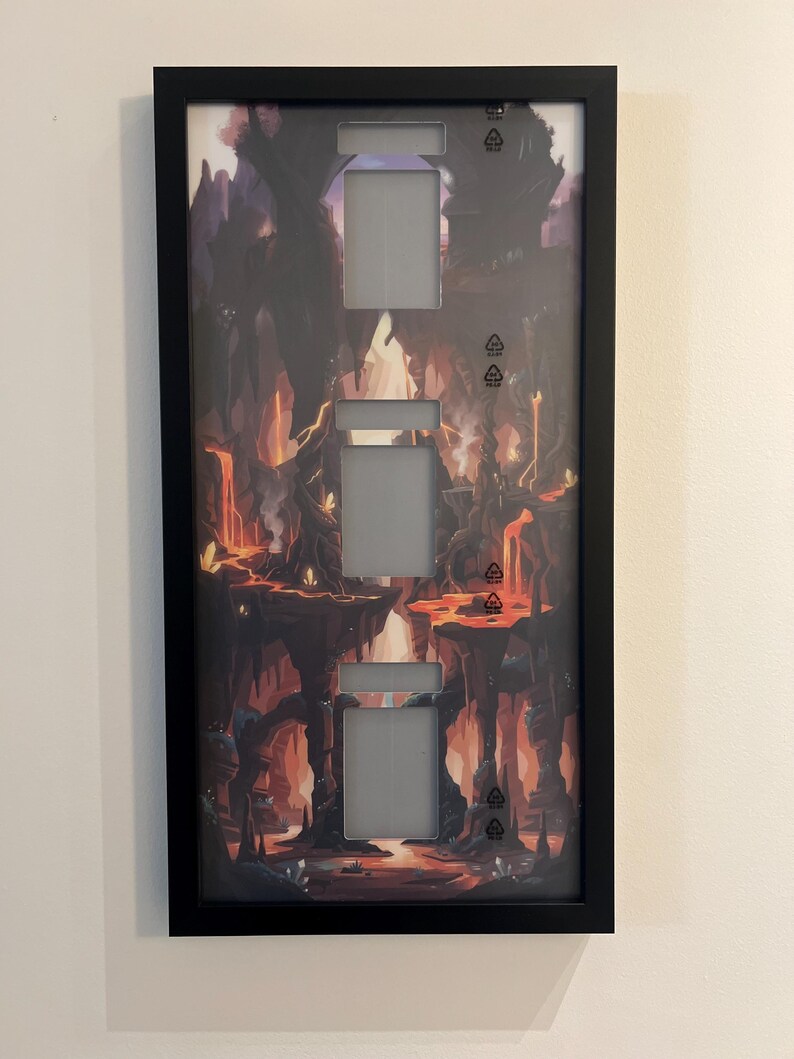 Charizard Pokemon Evolution Frame | 11x22 Inches | PSA Graded or Raw ...
