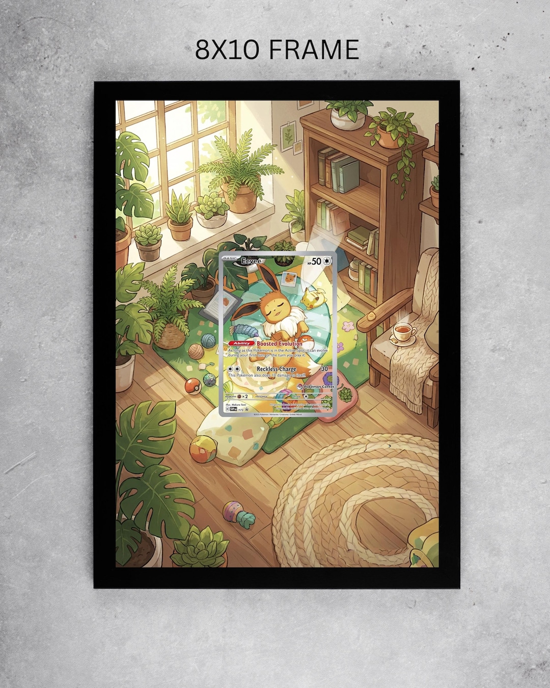 Eevee Prismatic Promo Card Display Frame | Wall-mount Collector Decor ...