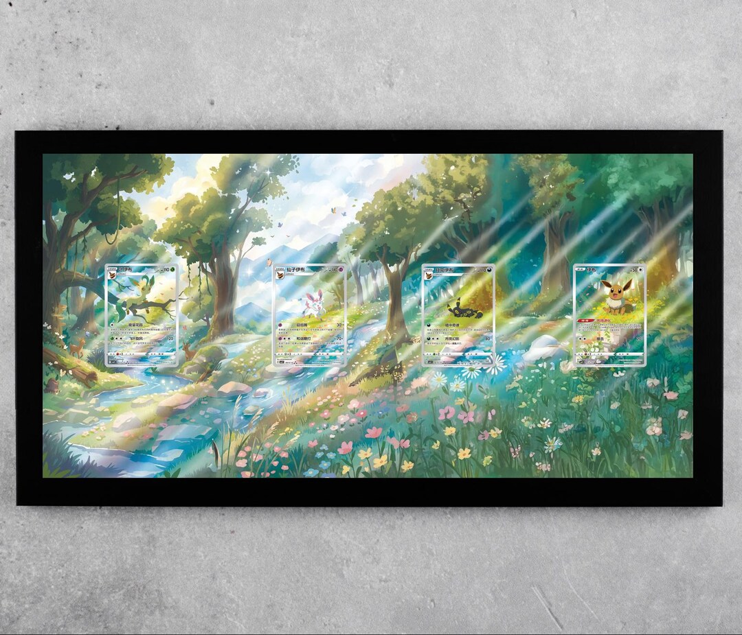 Gem Pack 2 Eeveelutions – Leafeon, Sylveon, Umbreon & Eevee Frame ...