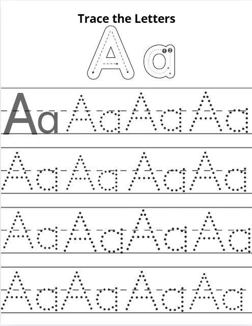 Alphabet Tracing Workbook A–Z | Preschool Writing Practice | Printable ...